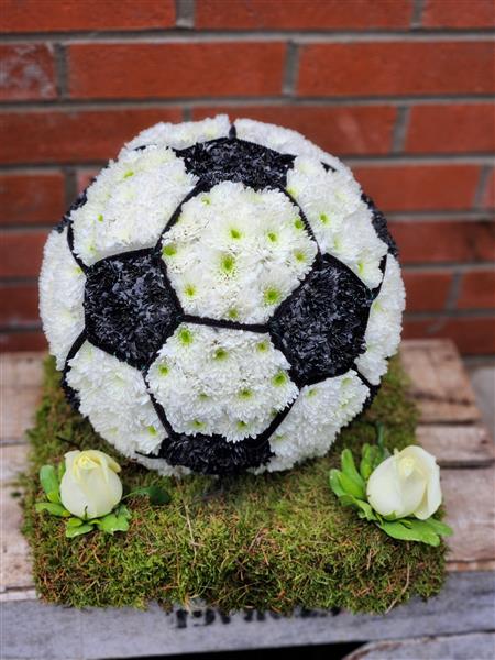 Football funeral Tribute - Funeral Flowers Swansea