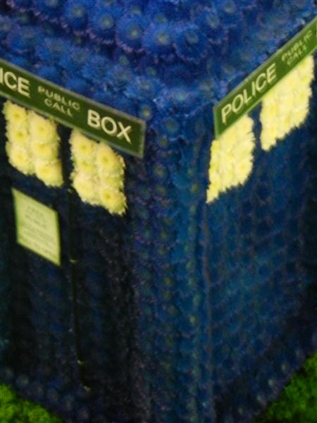 Tardis Funeral Tribute - Funeral Flowers Swansea